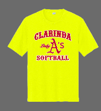 CLARINDA LADY AS SOFTBALL DRI FIT SHIRT - SPORT-TEK – Main Street Designs