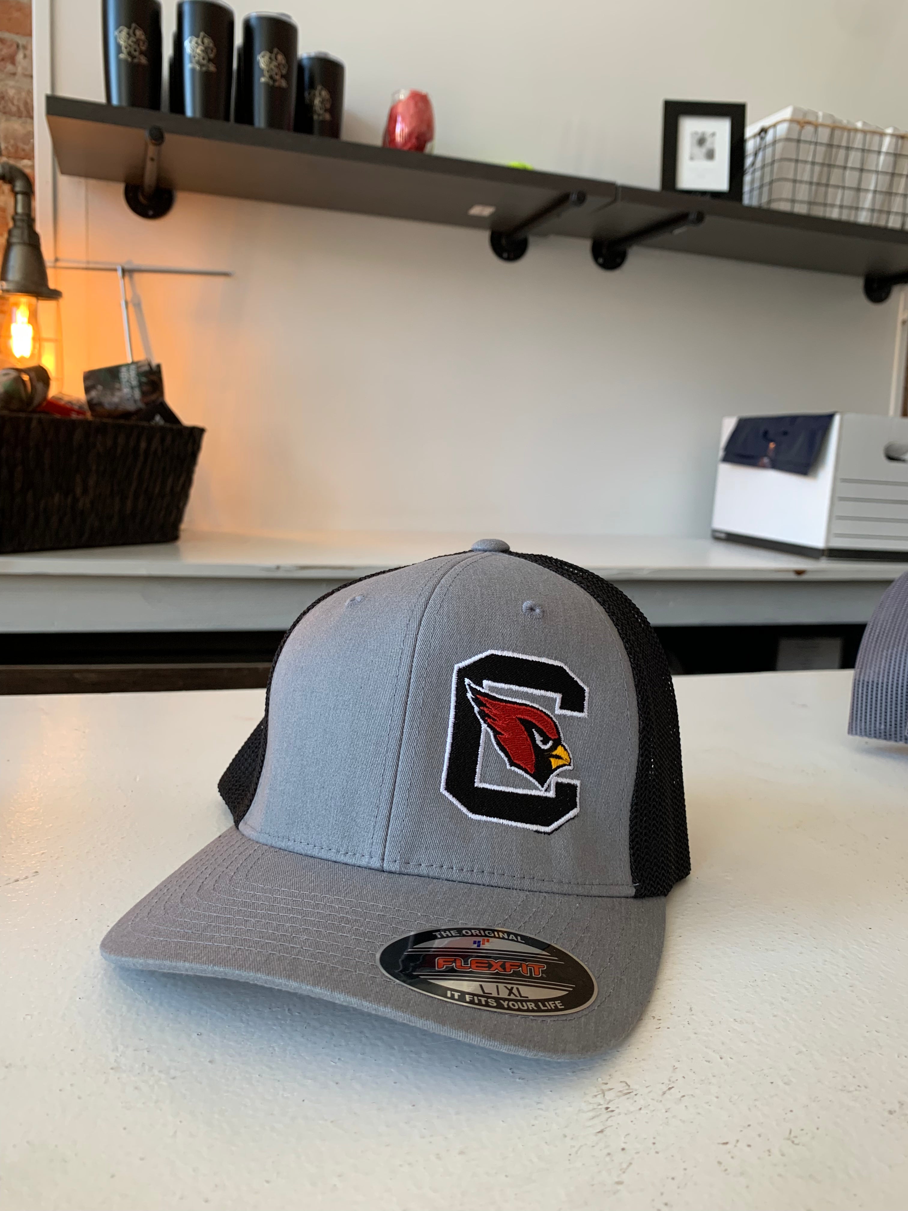 Flex Fit Cardinal Hat – Main Street Designs